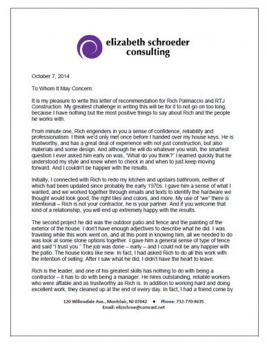 Client Testimonials & Press - RTJ Construction LLC Bergen County ...